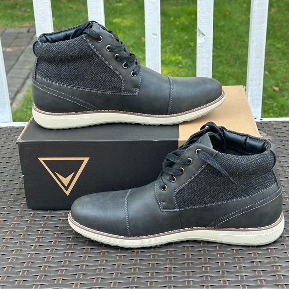 Vance Co. | Shoes | New Herringbone Jones Cap Toe Boots Size 15 Vance ...